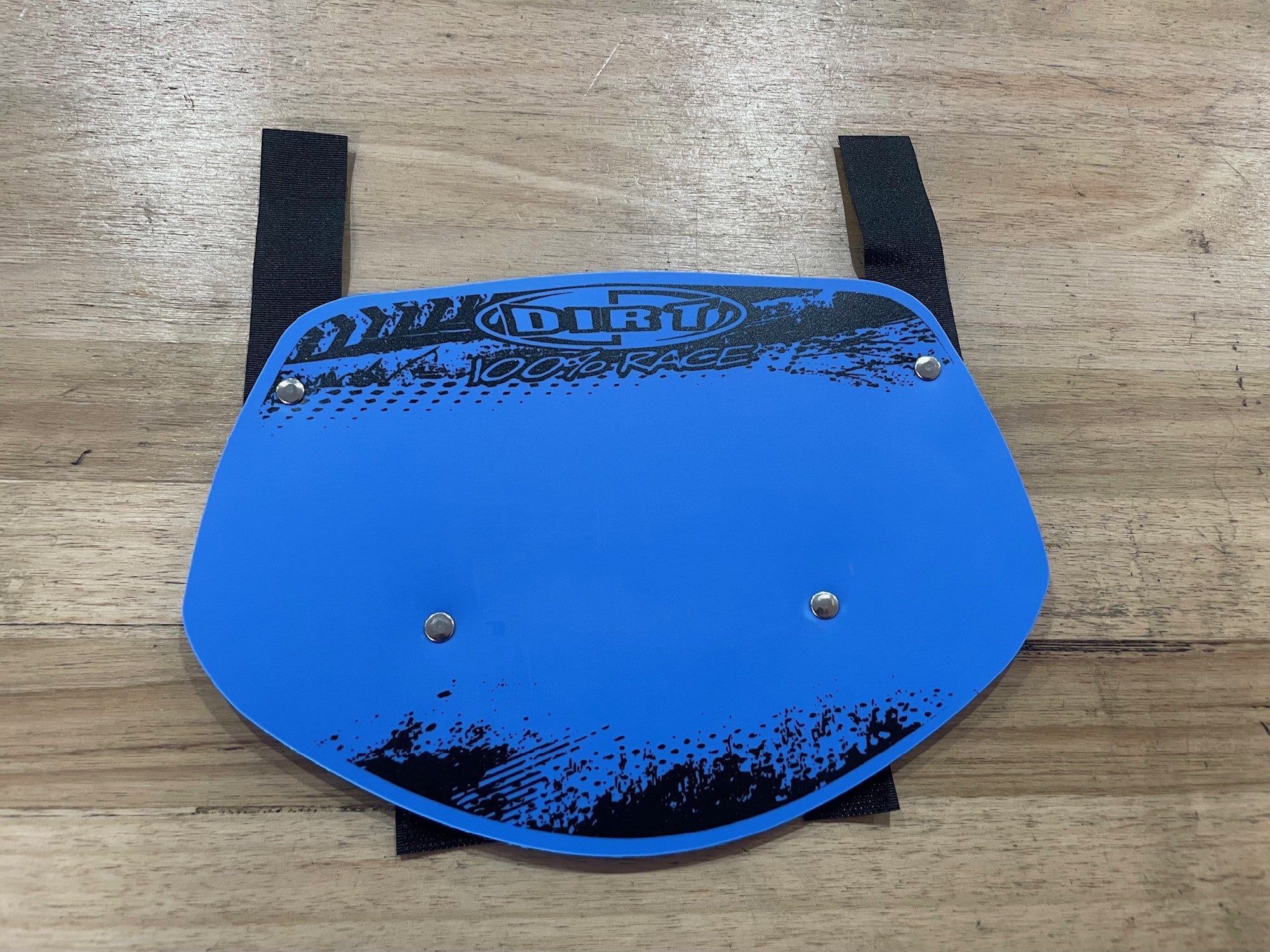 Dirt Design Number Plate Mini Blue – Bourkes Bicycles